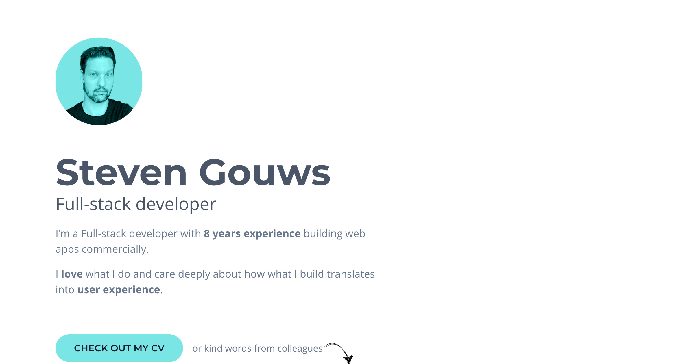 Steven Gouws - Full-stack Developer